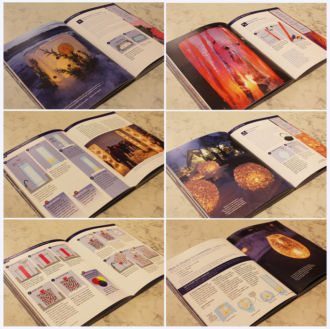 Ice Luminary Magic - 224 page full color DIY book - Wintercraft